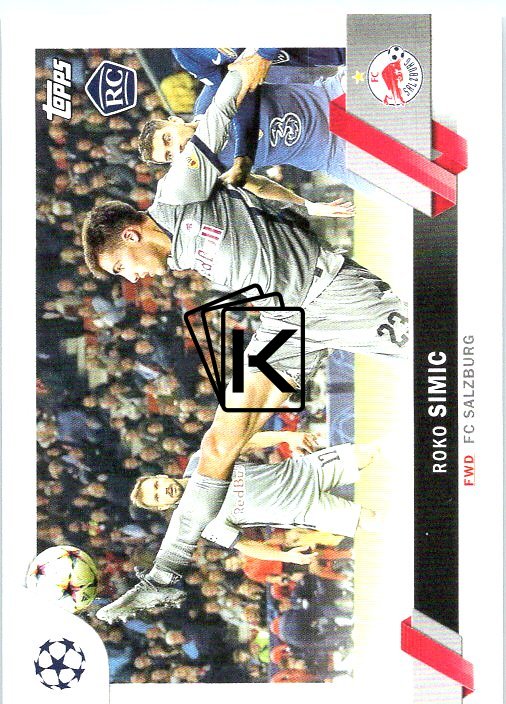 Fotbalová kartička 2022-23 Topps UEFA Club Competitions 121 Roko Simic ...