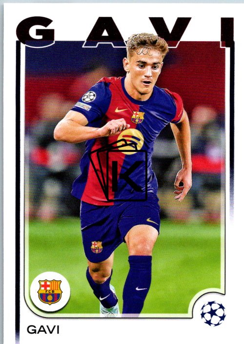 fotbalová kartička 2024-25 Topps UEFA Club Competitions Flagship 6 Gavi ...