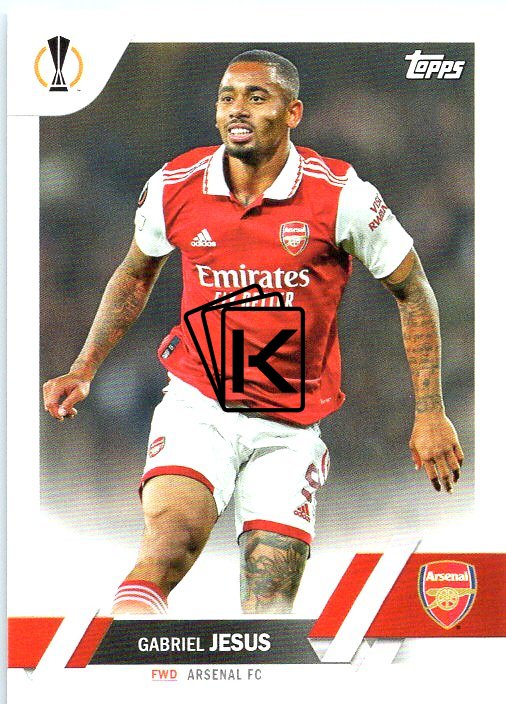 Fotbalová kartička 2022-23 Topps UEFA Club Competitions 38 Gabriel ...
