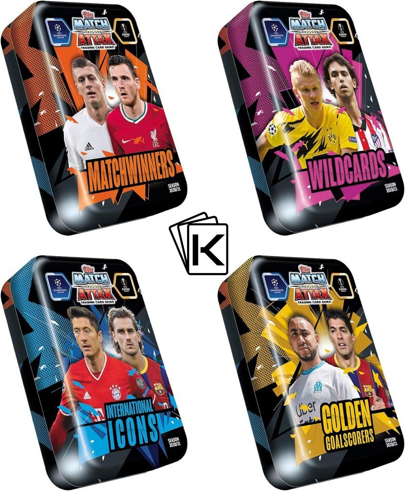 2020-21 Topps Match Attax UEFA Champions League Big Tin Set :: Kartičkárna