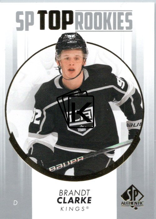 2022-23 Upper Deck SP Authentic SP Top Rookies TR-5 Brandt Clarke - Los ...