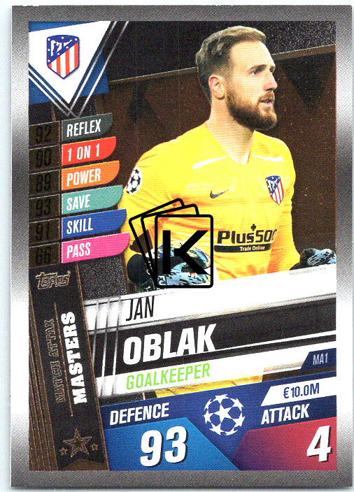 Fotbalová kartička 2019-2020 Topps Match Attax Champions League 101 ...