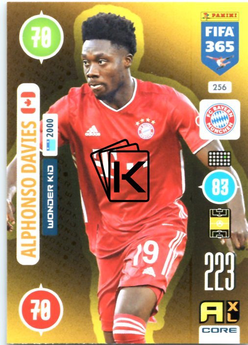 fotbalová karta Panini Adrenalyn XL FIFA 365 2021 Wonder Kid 256 ...