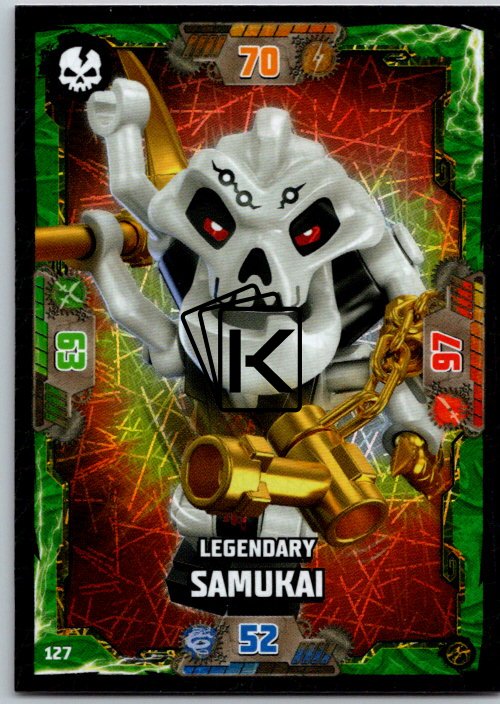 Lego Ninjago Trading Card 127 Legendary Samukai :: Kartičkárna