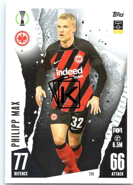 Fotbalová kartička 2023-24 Topps Match Attax UEFA Club Competitions 256 Philipp Max Eintracht ...