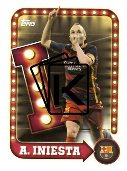 fotbalová kartička 2025-26 Topps Team set FC Barcelona Name in Lights ...