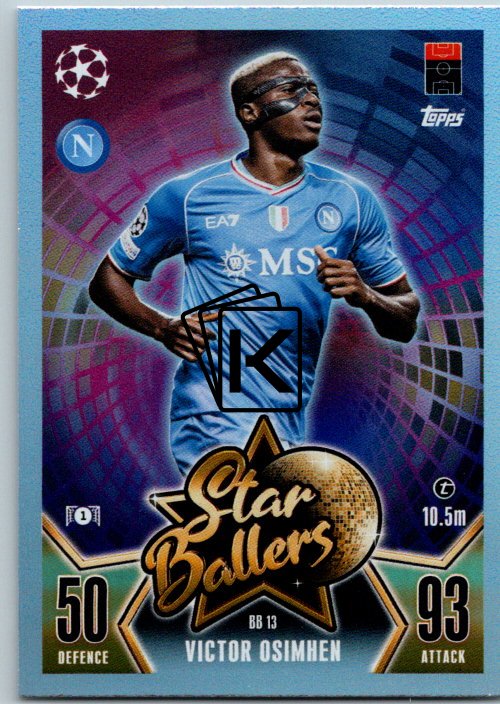 Fotbalová kartička 2023-24 Topps Match Attax UEFA Club Competitions Star Ballers Limited Edition ...