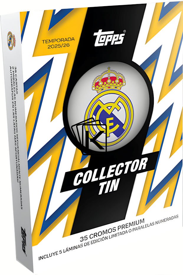 2025-26 Topps Real Madrid CF Collector Tin :: Kartičkárna