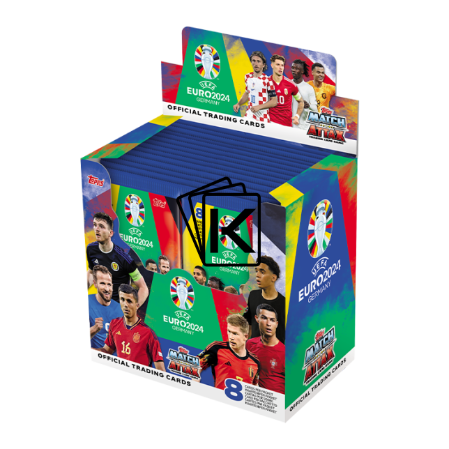 Topps Match Attax EURO 2024 Case (8 boxů) :: Kartičkárna