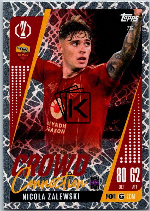 Fotbalová kartička 2024-25 Topps Match Attax EXTRA UEFA Club Competitions Crowd Connection 236 ...