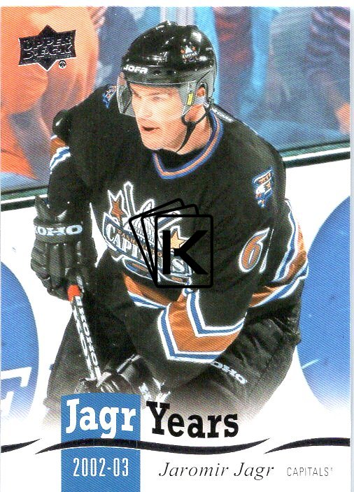 Insertní karta 2018-19 Years JJ-13 Jaromir Jagr Washington Capitals ...