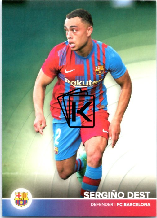2021 Topps FC Barcelona Set 2 Sergino Dest :: Kartičkárna 2021 Topps FC Barcelona Set 2 Sergino Dest :: Kartičkárna