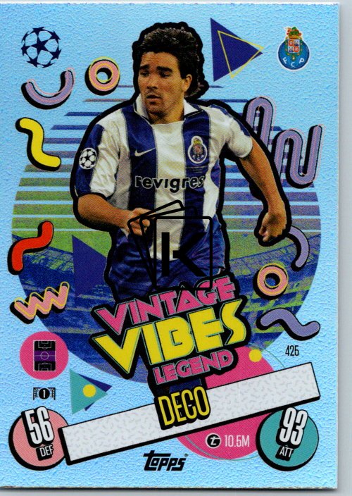 fotbalová kartička 2024-25 Topps Match Attax UEFA Club Competitions Vintage Vibes Legend 425 ...