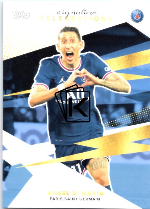 Fotbalová kartička Topps 2021-22 PSG Team Set Signature Celebrations 36 ...