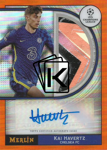 2021-22 Topps Merlin Chrome Kai Havertz Matchball Auto patch 20/25 ...