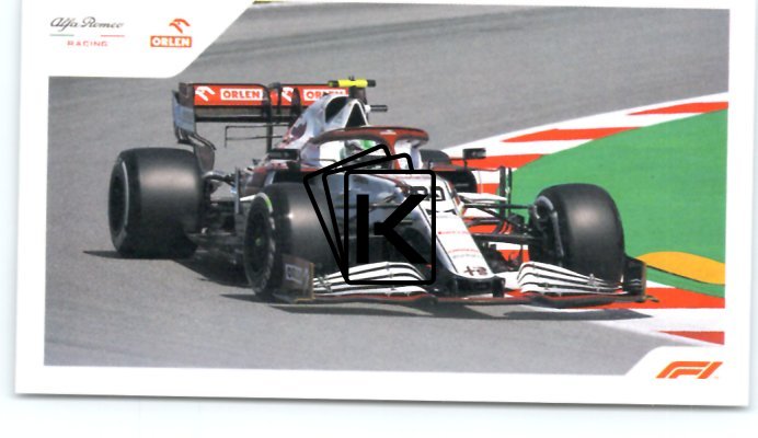 samolepka 2021 Topps Formule 1 Widescreen 180 Antonio Giovinazzi Alfa ...