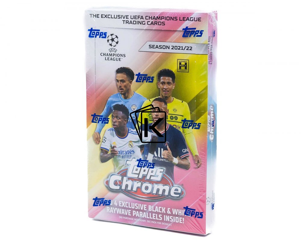2021-22 Topps Chrome UEFA Champions League Hobby LITE Box :: Kartičkárna