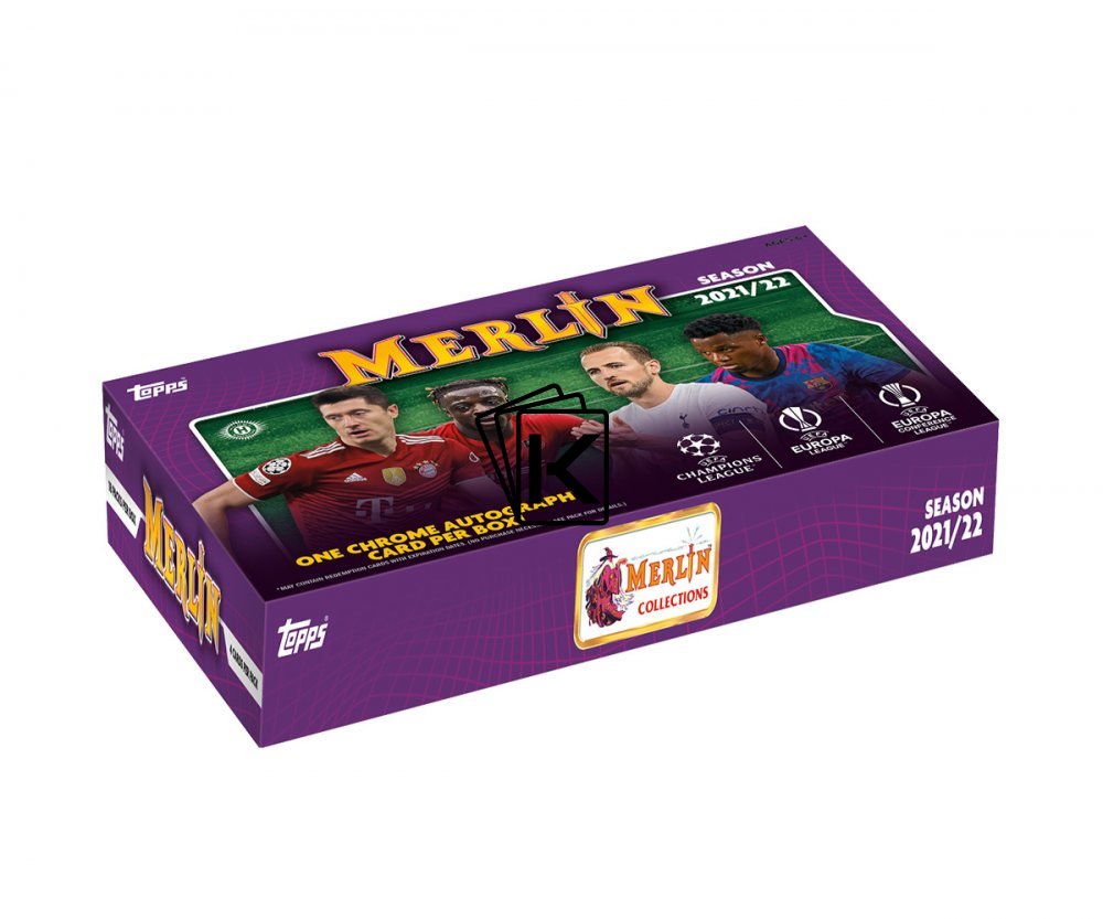 2021-22 Topps Merlin Chrome Hobby Box :: Kartičkárna