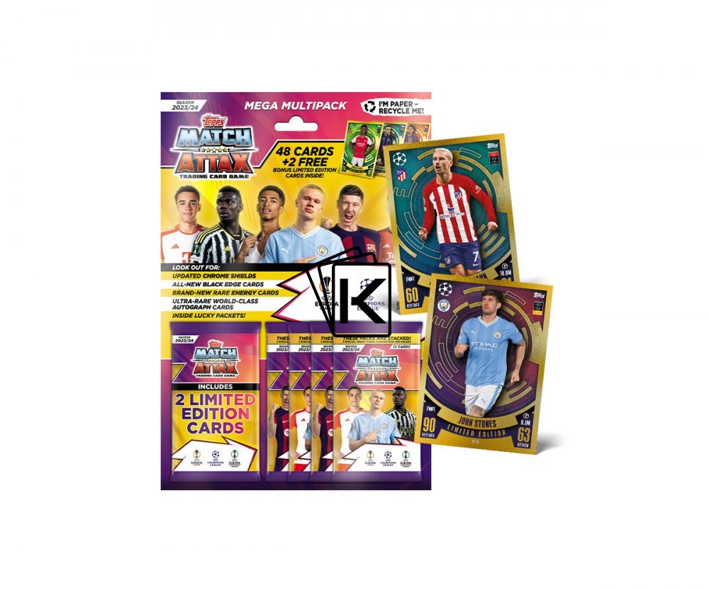 2023-24 Topps Match Attax UEFA Champions League Mega Multipack ...