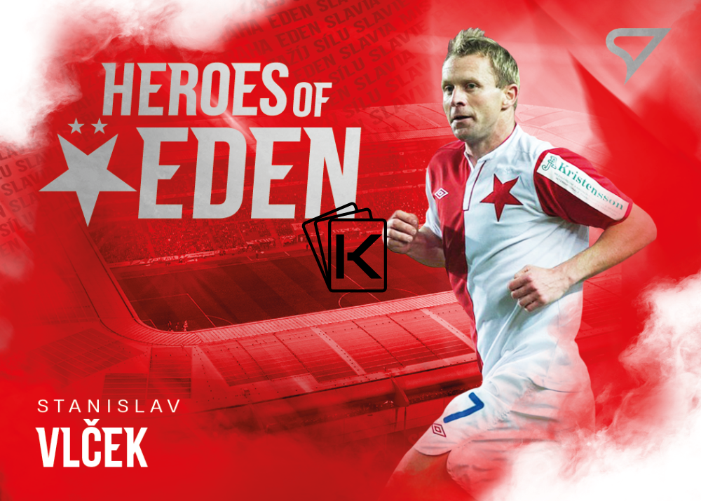 2025-26 SportZoo SK Slavia Praha Heroes of Eden HE-24 Stanislav Vlček ...