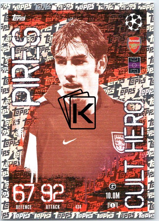 Fotbalová kartička 2023-24 Topps Match Attax UEFA Club Competitions Cult hero 434 Robert Pires ...