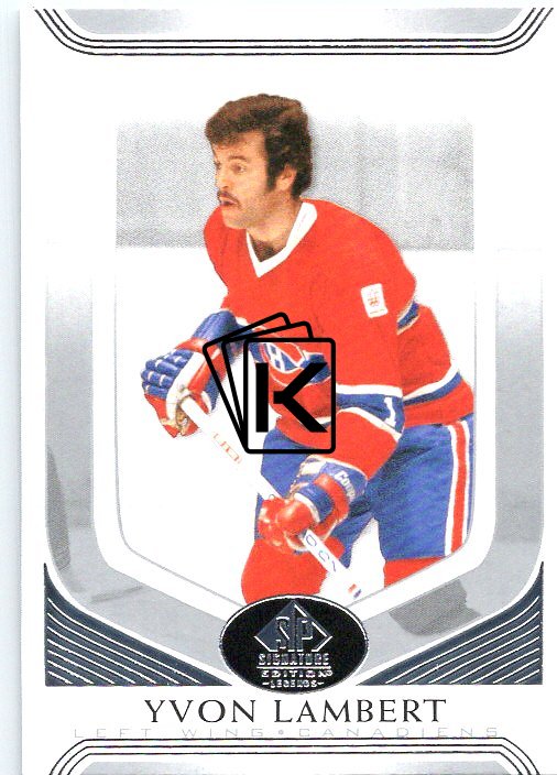 Hokejová karta 2020-21 Upper Deck SP Legends Signature Edition 286 Yvon ...