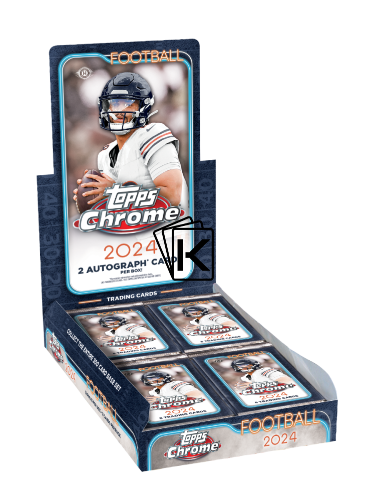 2024 Topps Chrome Football Hobby Box :: Kartičkárna