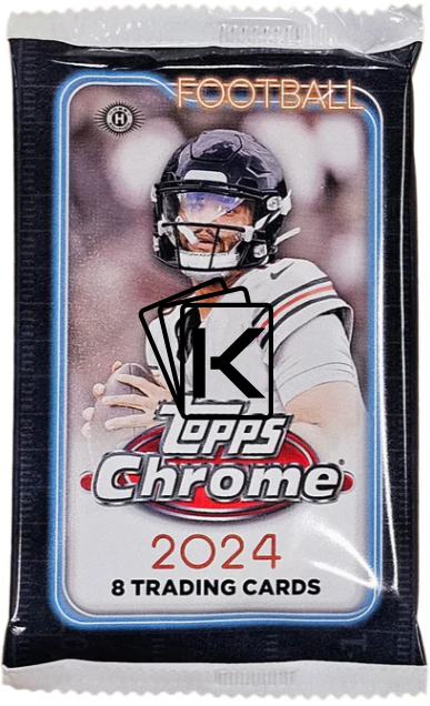 2024 Topps Chrome Football Hobby Balíček :: Kartičkárna
