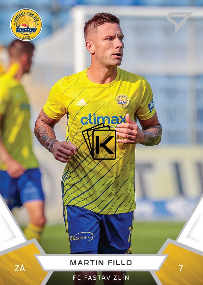 fotbalová kartička 2021-22 SportZoo Fortuna Liga 58 Martin Fillo FC ...