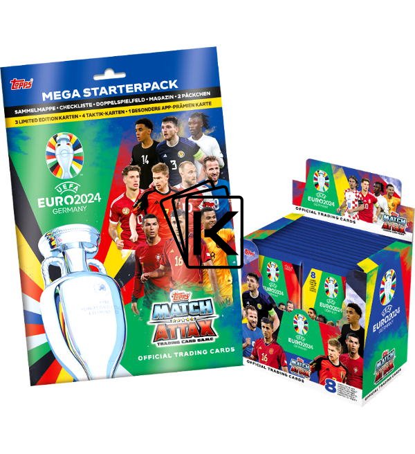 Topps Match Attax EURO 2024 Starter Set ( Stareterpack+Box) :: Kartičkárna