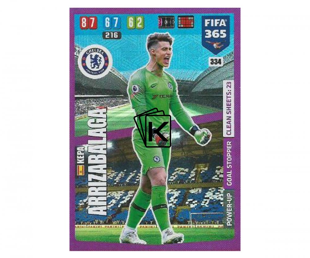 Fotbalová kartička Panini FIFA 365 – 2020 Goal Stopper 334 Kepa ...