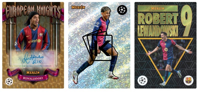 2024-25 Topps Merlin UEFA Club Competitions Hobby Box :: Kartičkárna