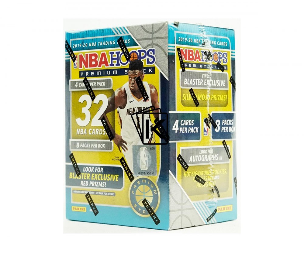 2019-20 Panini Hoops Premium Stock NBA Blaster Box :: Kartičkárna
