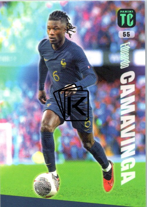 fotbalová karta Panini Top Class 55 Eduardo Camavinga (France ...