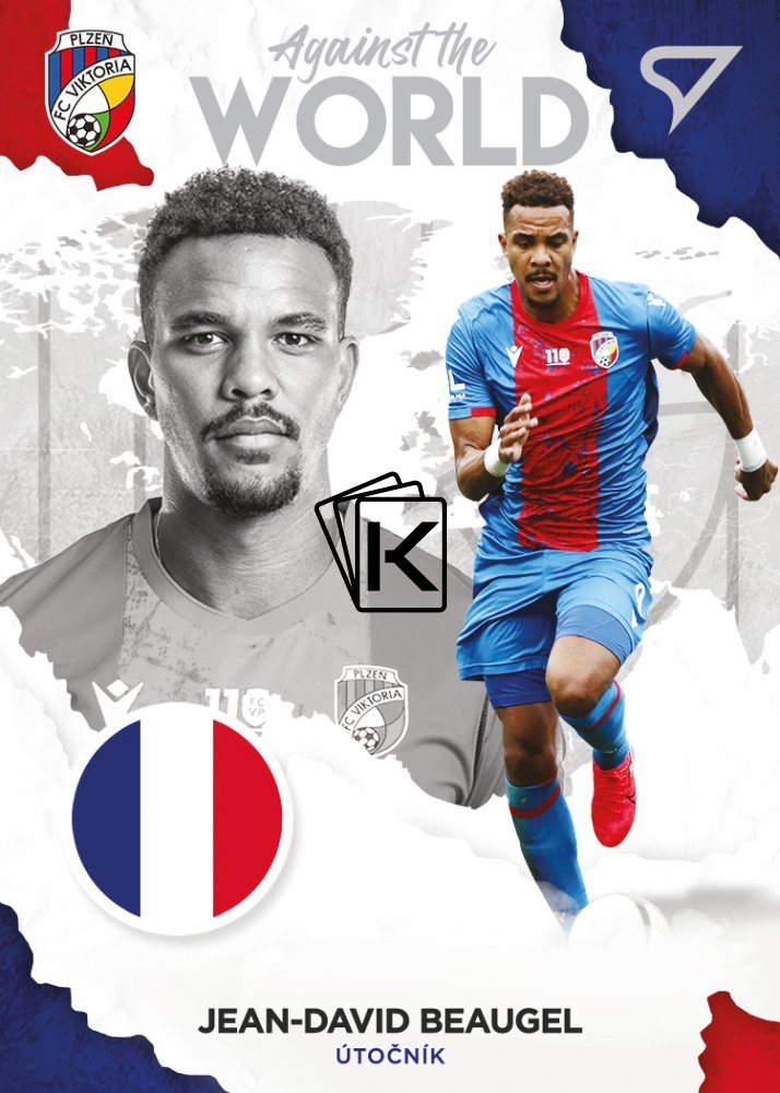 fotbalová kartička 2021-22 SportZoo Fortuna Liga Serie 2 Against the World AW28 Jean-David ...