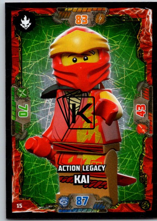 Lego Ninjago Trading Card EPIC Action Legacy 15 Kai :: Kartičkárna