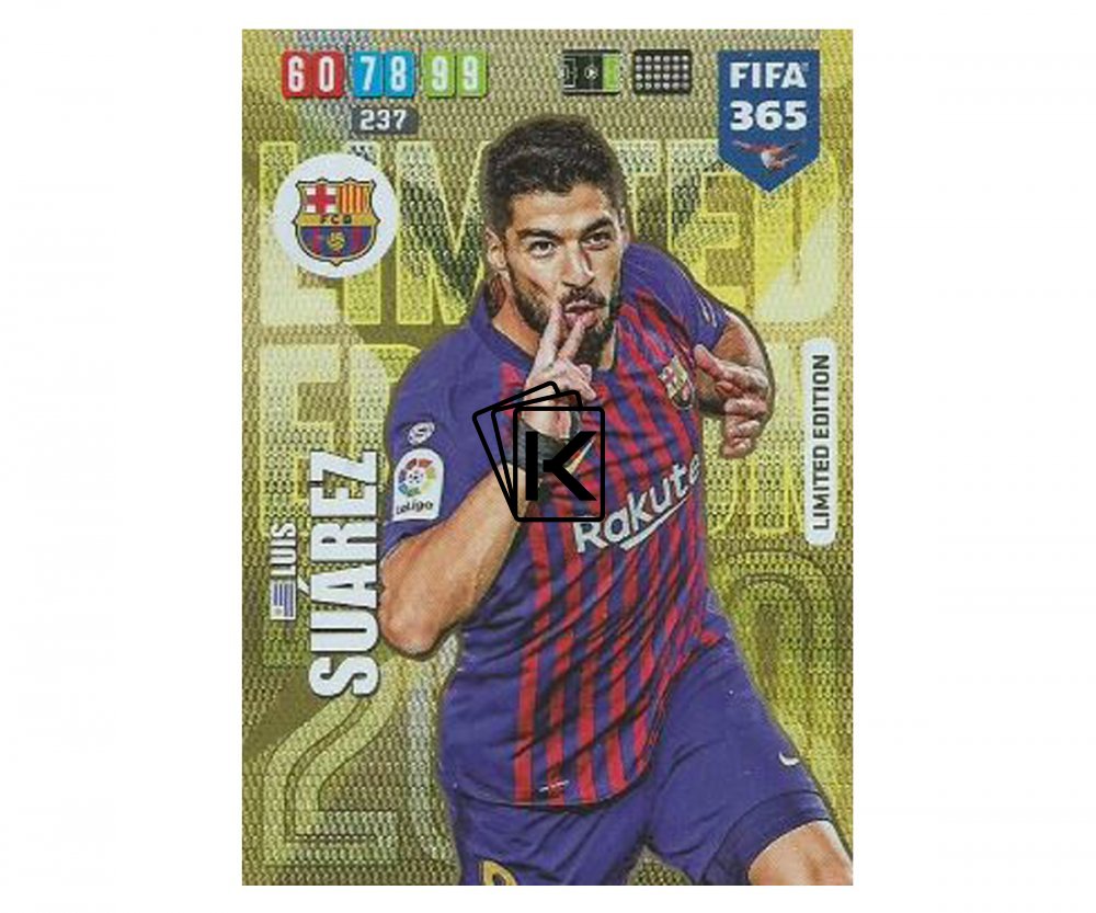 Fotbalová kartička Panini FIFA 365 – 2020 Limited Edition Luis Suarez ...