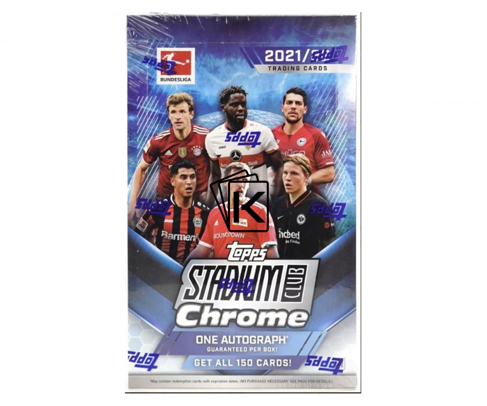 2021-22 Topps Stadium Club Chrome Bundesliga Hobby Box :: Kartičkárna