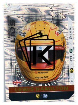 2025 Topps Turbo Attax F1 Scuderia Ferrari Helmet LL2 Lewis Hamilton ...