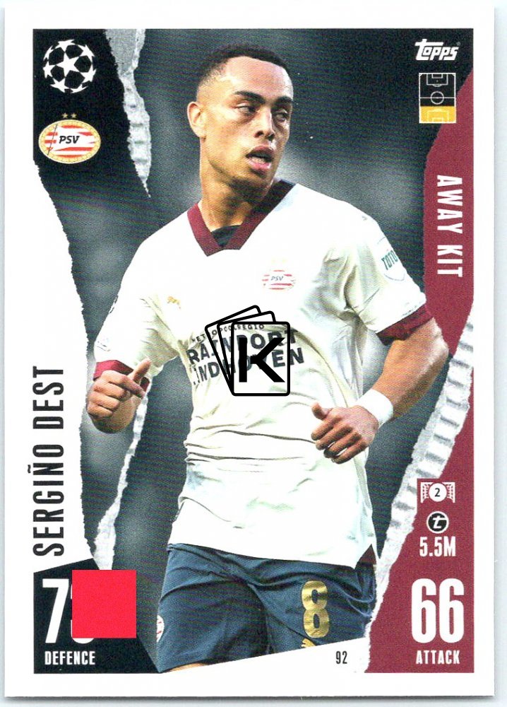 2023-24 Topps Match Attax EXTRA UEFA Club Competition Away Kit 92 ...