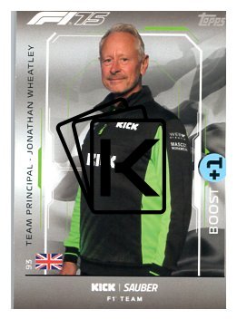 2025 Topps Turbo Attax F1 Kick Sauber 93 Jonathan Wheatley :: Kartičkárna